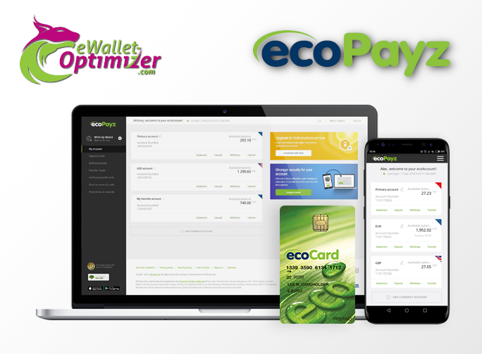 ecoPayz Free Transfers & Low Fees • eWallet-Optimizer